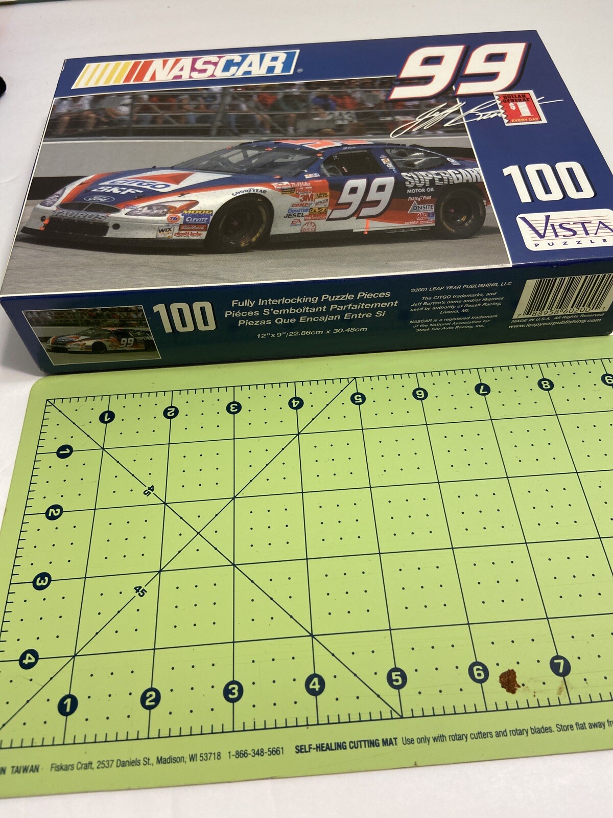 Vintage NASCAR 99 Jeff Burton Jigsaw Puzzle, 100 Pieces New | eBay