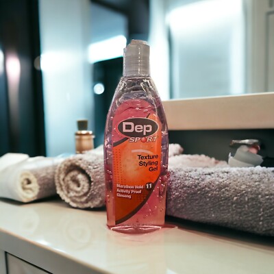Dep Sport Texture styling Gel Marathon Hold w/Ginseng #11 - 12 oz ...