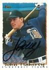 John Flaherty autographed Baseball Card (Detroit Tigers) 1995 Topps ...