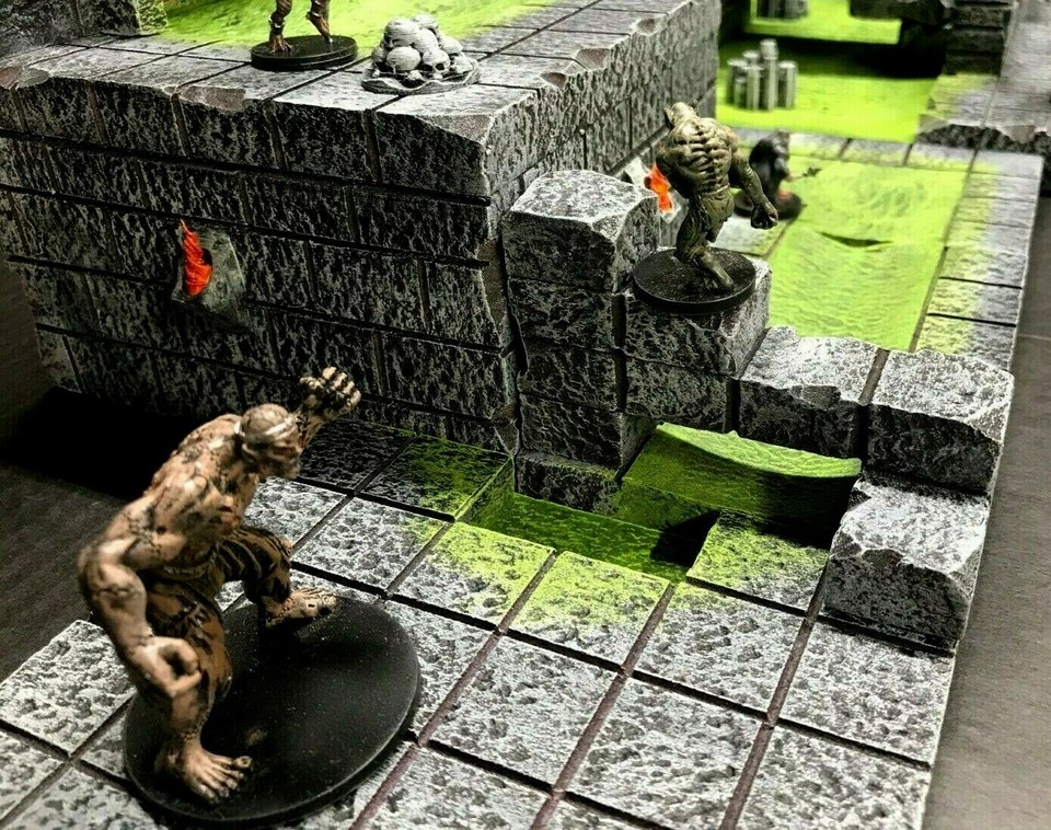 Big Dungeon Sewer Combo Set Terrain Wargaming Dungeons & Dragons ...