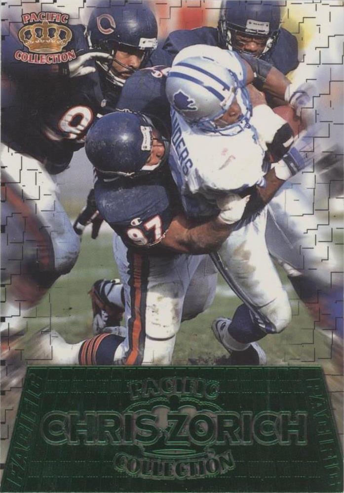 1996 Pacific Pure NFL Gridiron - Gems Chris Zorich #GG-6 Green for sale ...