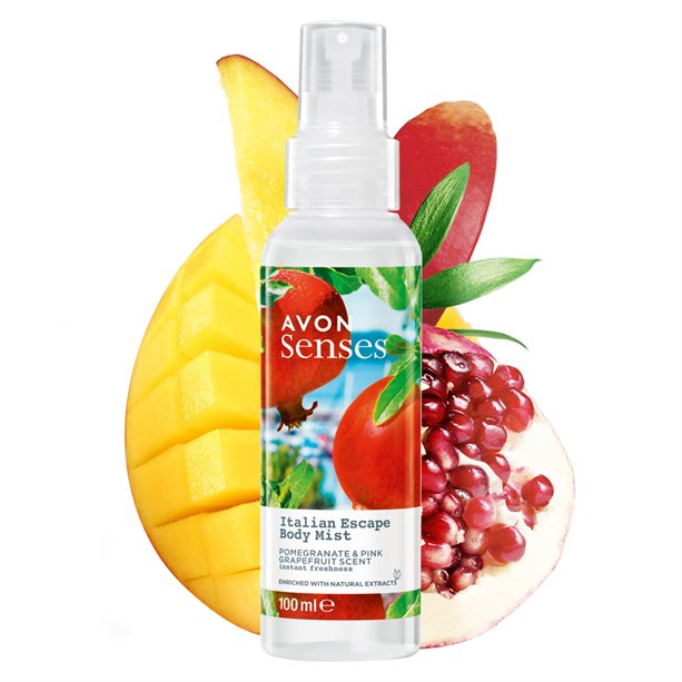 AVON Naturals Senses Body Spray Body Mist Fragrance Spritz 100 ml You ...