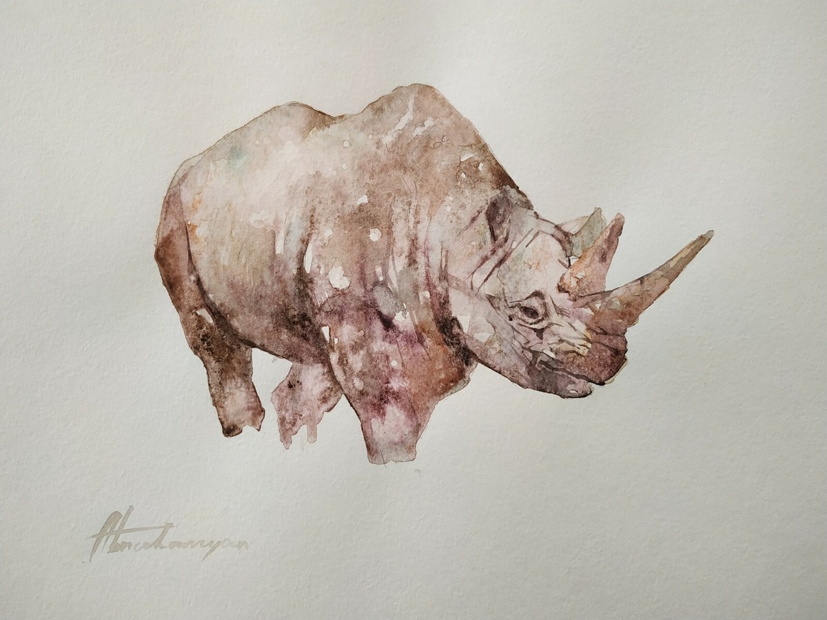 Famous Rhino Painting