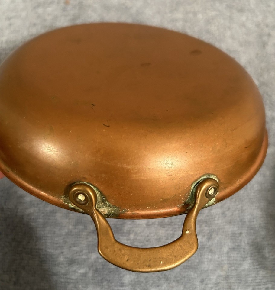 (7) Handcrafted 5-3/4” Dia Vintage Copper Bowls Copper & Brass Bonanza ...