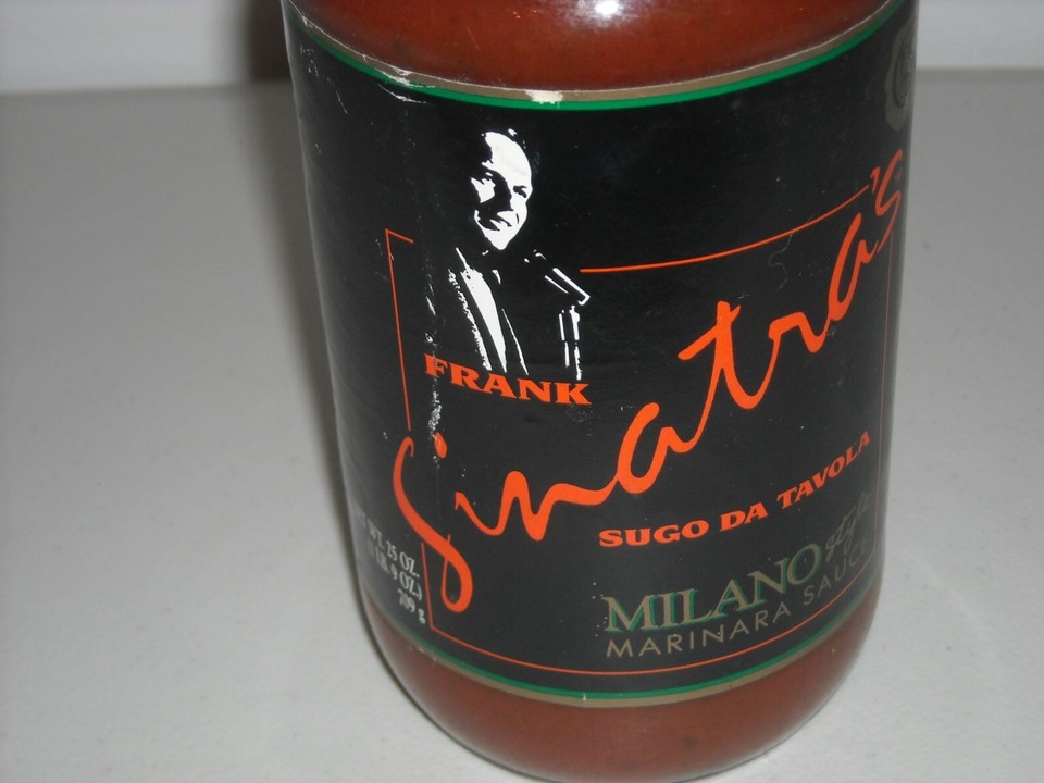 VERY RARE 1991 Frank Sinatra's Spaghetti Sauce 25 Oz. BRAND NEW ...
