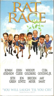 Rat Race VHS 2001 Rowan Atkinson John Cleese Whoopi Goldberg Cuba ...