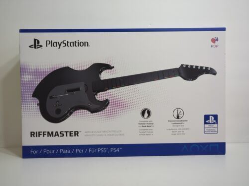 PDP RIFFMASTER Wireless Guitar Controller PlayStation 5 and PlayStation ...