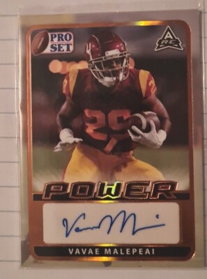 2021 PRO SET POWER AUTO VAVAE MALEPEAI | eBay