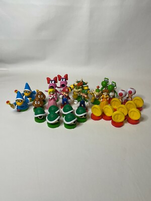 Nintendo Super Mario Chess Set Collector's Edition Replacement Figures ...