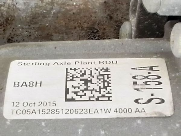 2016-2018 Lincoln MKX 2.7L Rear Differential Carrier Assembly | Genuine ...