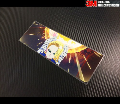 Android 18 Sticker DRAGON BALL Spirit Bomb JDM Reflective #D13 | eBay ...