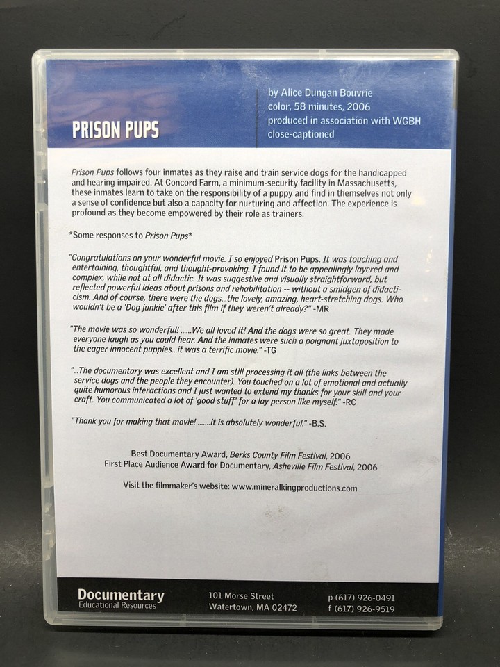 Prison Pups DVD | Alice Duncan Bouvrie | Preowned | 2006 | 58 Minutes ...