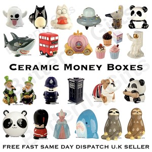 Kids Adults Fun Money Box Ceramic Money Boxes Bank Deposit Save Coin ...