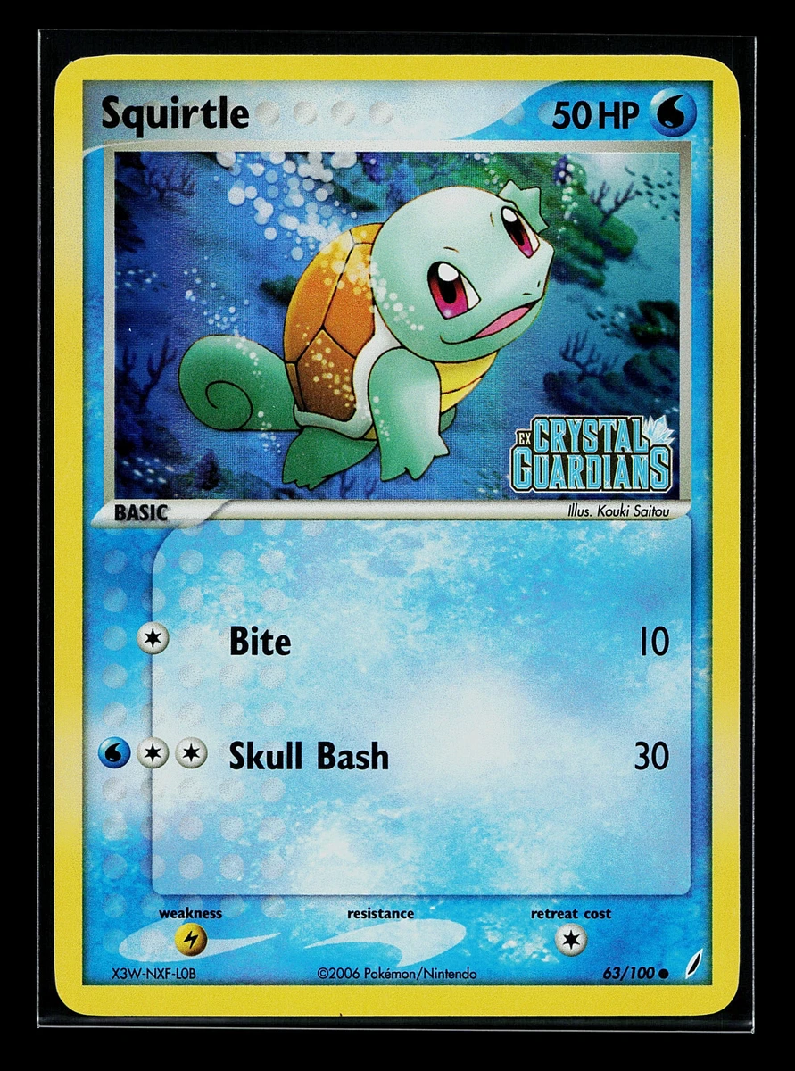 Pokemon Cards Squirtle Ex