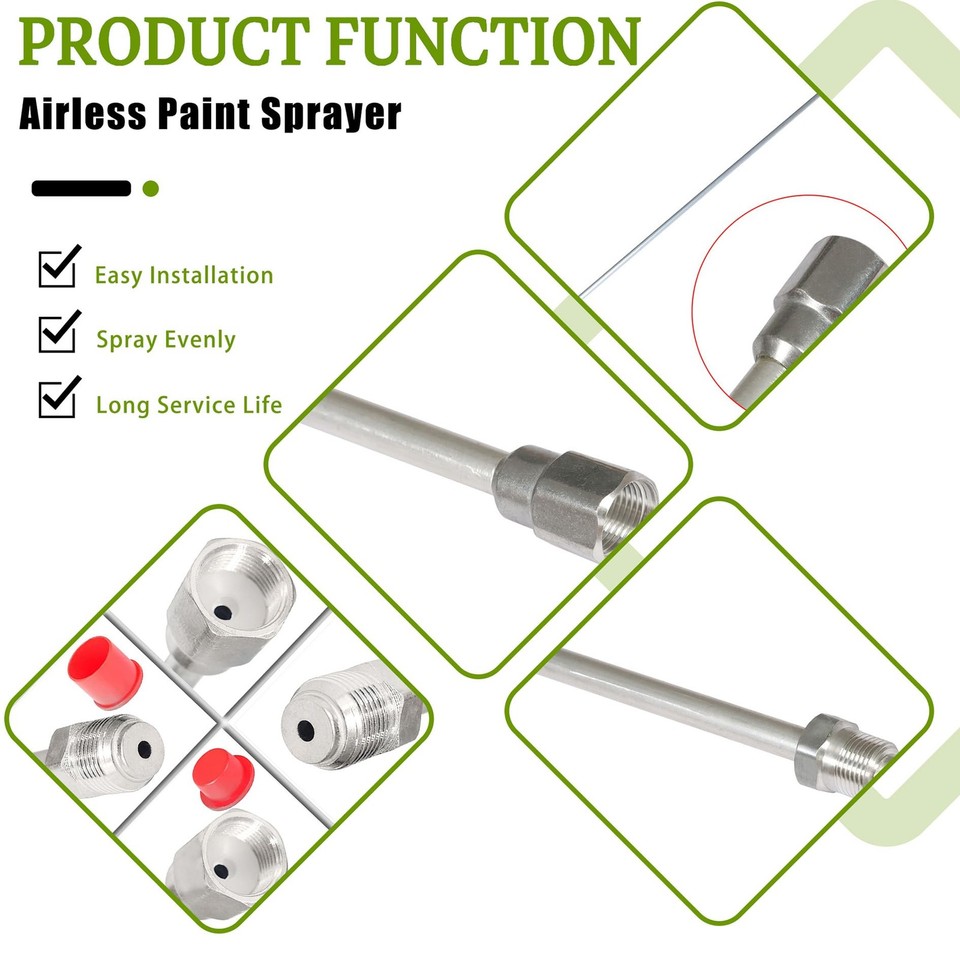 59Inch Airless Paint Sprayer Tip Extension Pole Spray Gun Tip Extension ...