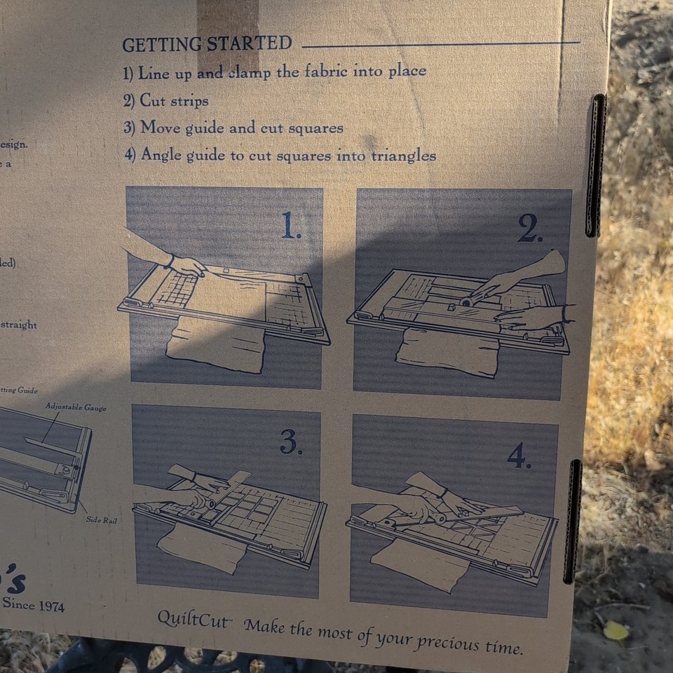 Vintage Alto's QuiltCut Quilt Cut Fabric Cutting System for Quilters ...