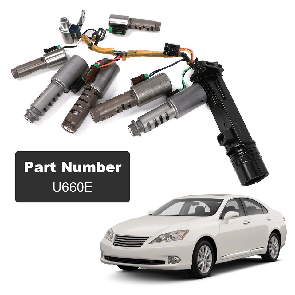 U660E Transmission Solenoid Kit with Harness for Lexus ES350 Camry US ...
