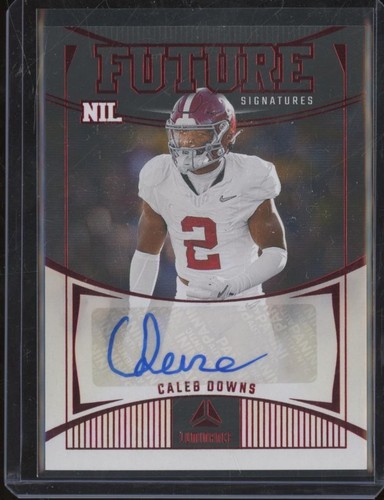 2024 Panini Luminance CALEB DOWNS Auto NIL Future Signatures Red DF2 | eBay