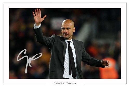 PEP GUARDIOLA FC BARCELONA AUTOGRAPH SIGNED PHOTO PRINT AUTOGRAGO | eBay