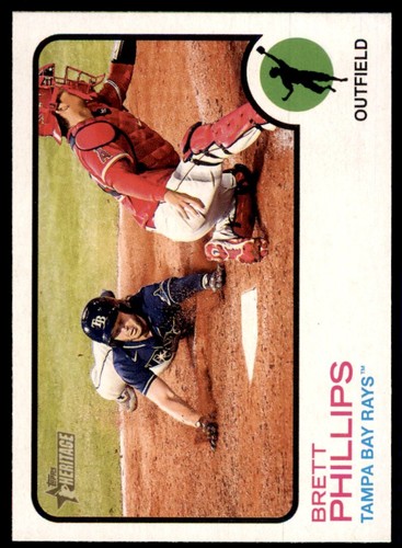 2022 TOPPS HERITAGE BRETT PHILLIPS TAMPA BAY RAYS #28 | eBay