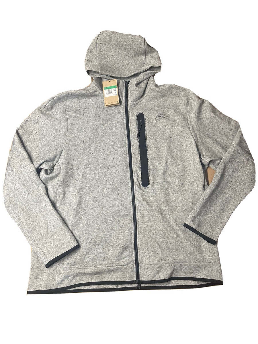 NIKE Tech Fleece Reflective Full-Zip Hoodie DD4688-010 Grey NIKE Tech Fleece Reflective Full-Zip Hoodie DD4688-010 Grey