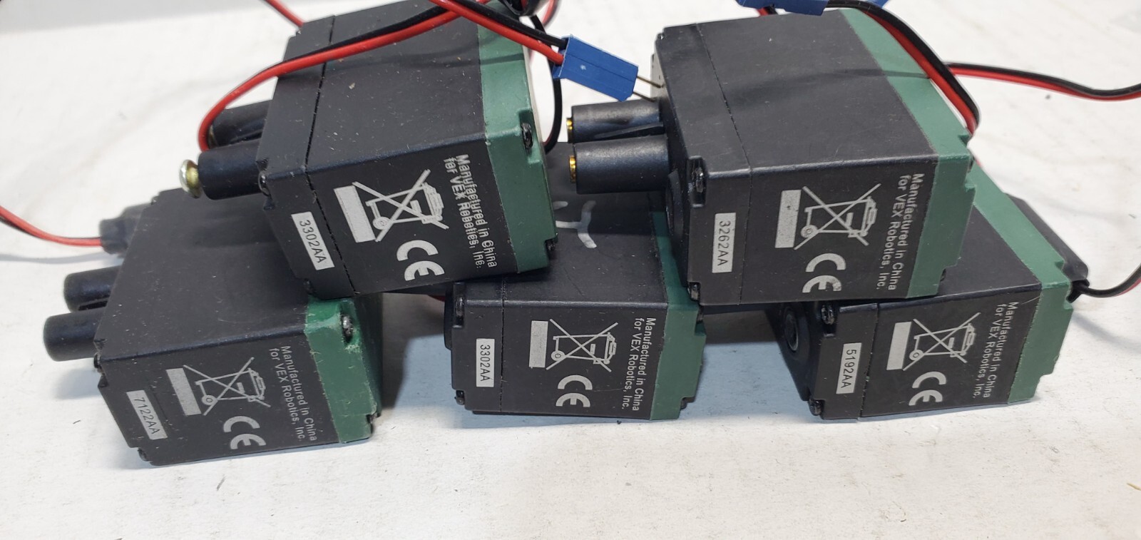 lot 5 VEX 2-WIRE Motor 393 Integrated Encoder Module # 3302AA | eBay