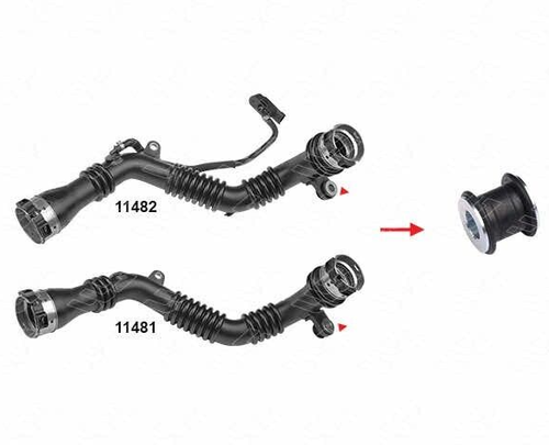 Conduite à Air de Charge Support pour Renault Megane III 1.6 DCI ...