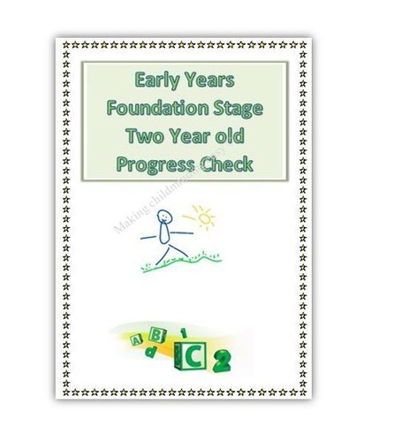 EYFS 2 YEAR OLD PROGRESS CHECK FORMS PACK childminder/pre-school ...