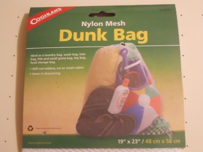 Coghlan's 8319 Nylon Mesh Dunk Bag 19" X 23" - Brand New - Factory ...