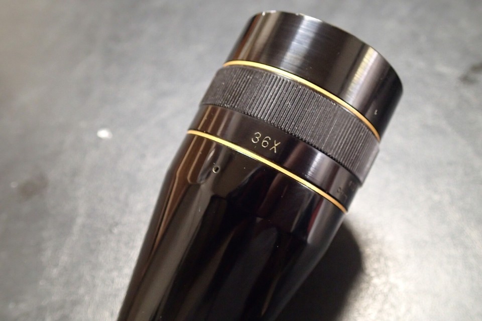 Leupold 36x /AO Fixed Power Rifle Scope Gloss Crosshair Target Dot ...