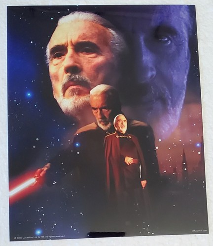 2005 official pix COUNT DOOKU licensed photo CHRISTOPHER LEE star wars 8x10 | eBay