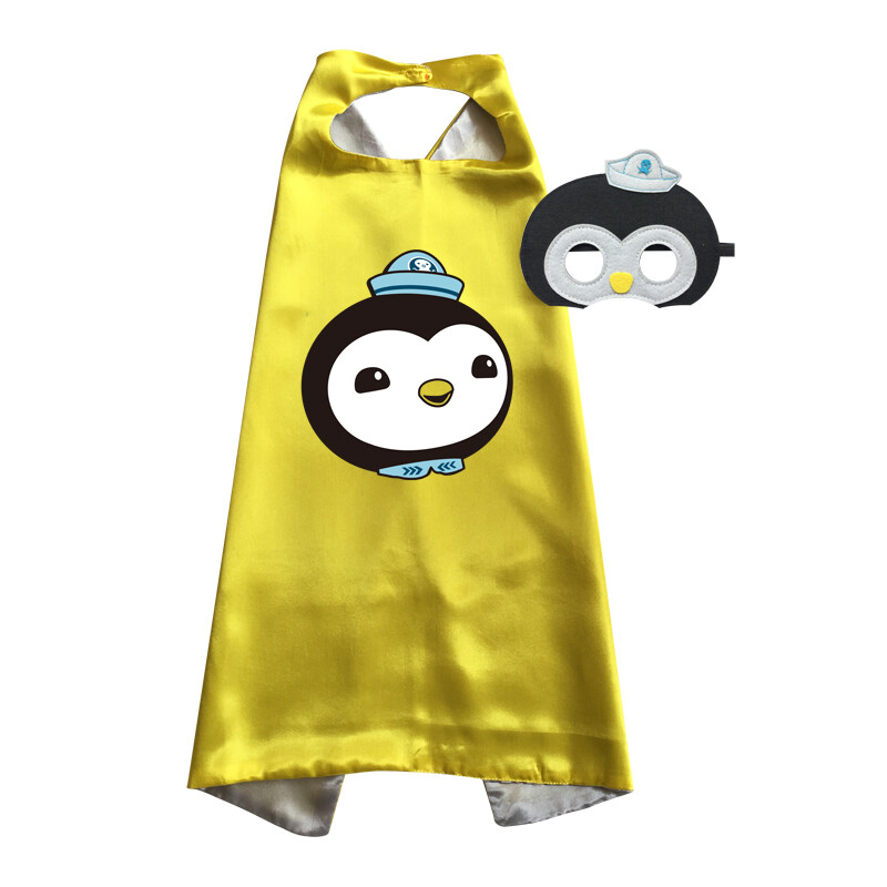 Kids Octonauts Costume Cape and Mask Captain Barnacles Kwazii Dashi ...