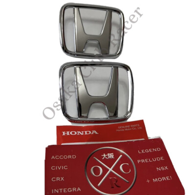 New OEM Acura Integra Front & Rear Honda Emblem H Badge Logo DC2 94-01 ...