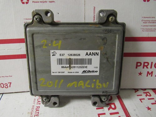 2007 2008 2009 2010 2011 2012 CHEVY MALIBU ENGINE CONTROL MODULE ECU ...
