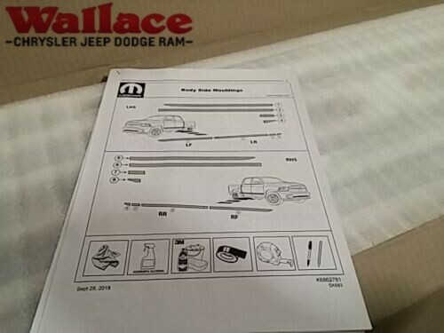 Genuine Mopar Chrome Bodyside Moldings 82215280 for sale online | eBay