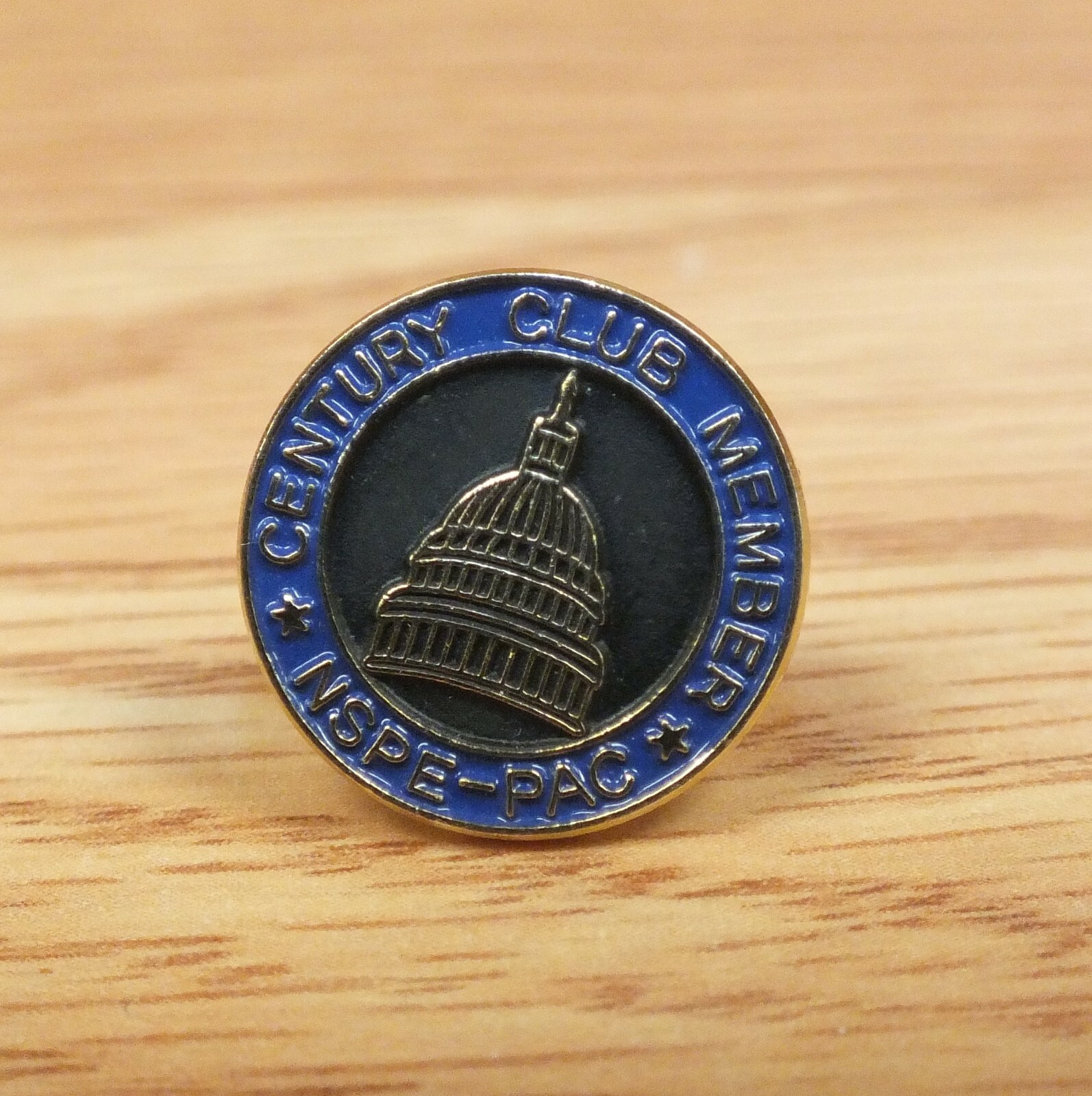NSPE PAC National Society of Professional Engineers Blue & Gold Tone ...