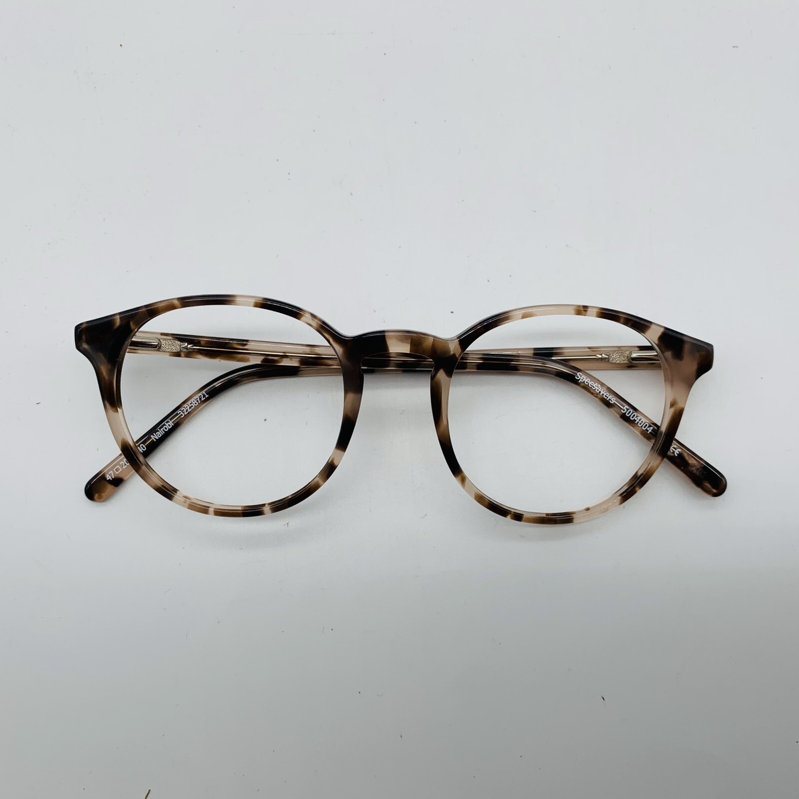 SPECSAVERS eyeglasses BROWN MOTTLE ROUND glasses frame MOD: 32258721 ...