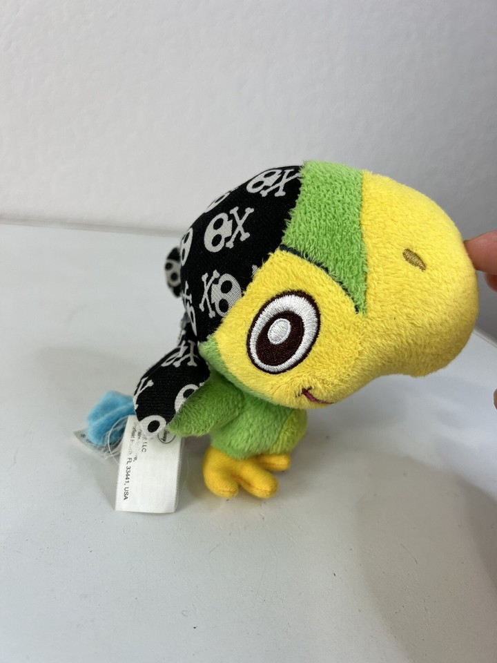 Disney Skully Parrot Plush Stuffed Animal Toy 6" Jake and the Never ...