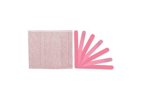 Pink 3-1/2" Mini 280/320 Grit Cushioned Washable Beauty Salon Spa Nail ...