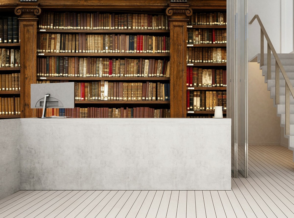 Library Wallpaper Walls