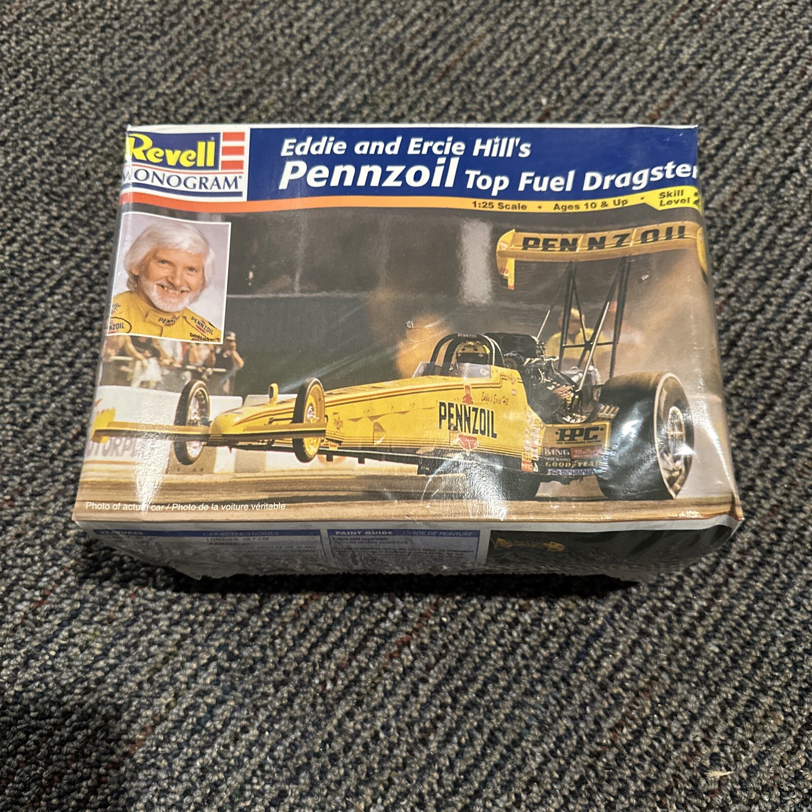 Eddie And Ercie Hill Pennzoil Top Fuel Dragster Revell 1:25 85-7650 ...