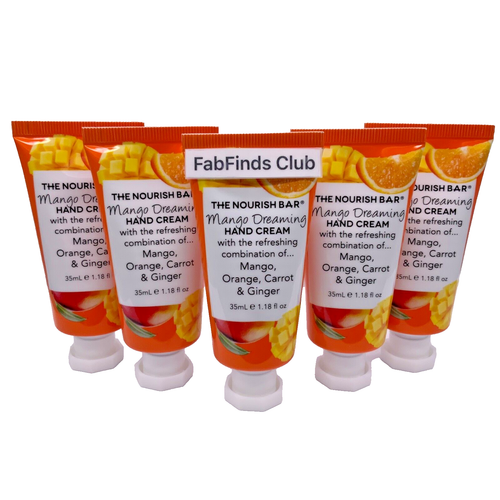 The Nourish Bar Mango Dreaming Hand Cream Set 5.90oz (5x1.18oz) Sealed ...