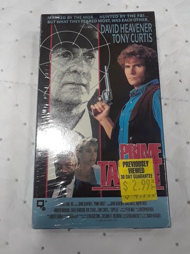 Prime Target VHS 1991 David Heavener Issac Hayes Tony Curtis B14 ...