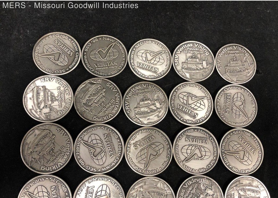 Lot of SRV 1998 Metal Veritas Viking New Orleans Harbor Collectible ...