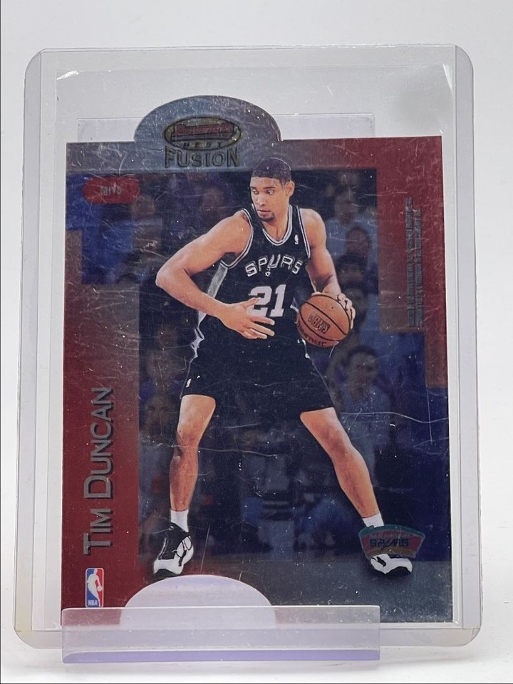 KARL MALONE TIM DUNCAN 1998-99 BOWMAN'S BEST FUSION DIE CUT Q3686 | eBay