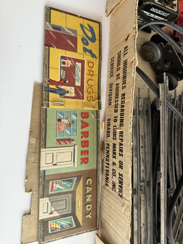 Marx Steam Type Electric Train Set w Original Box Vintage Marx Toys ...