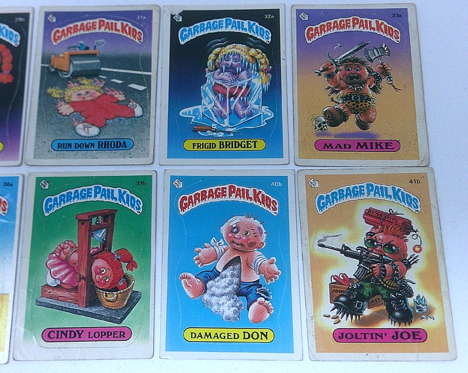 1985 Garbage Pail Kids Series 1 LOT of 24 Cards 1st Series Matte Backs ...