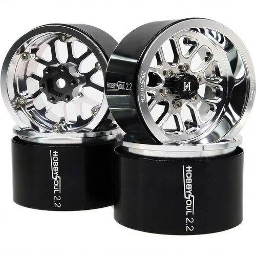 HOBBYSOUL 2.2 Beadlock Wheels -11mm Negative Offset 40mm Wide Rims 2.2 ...