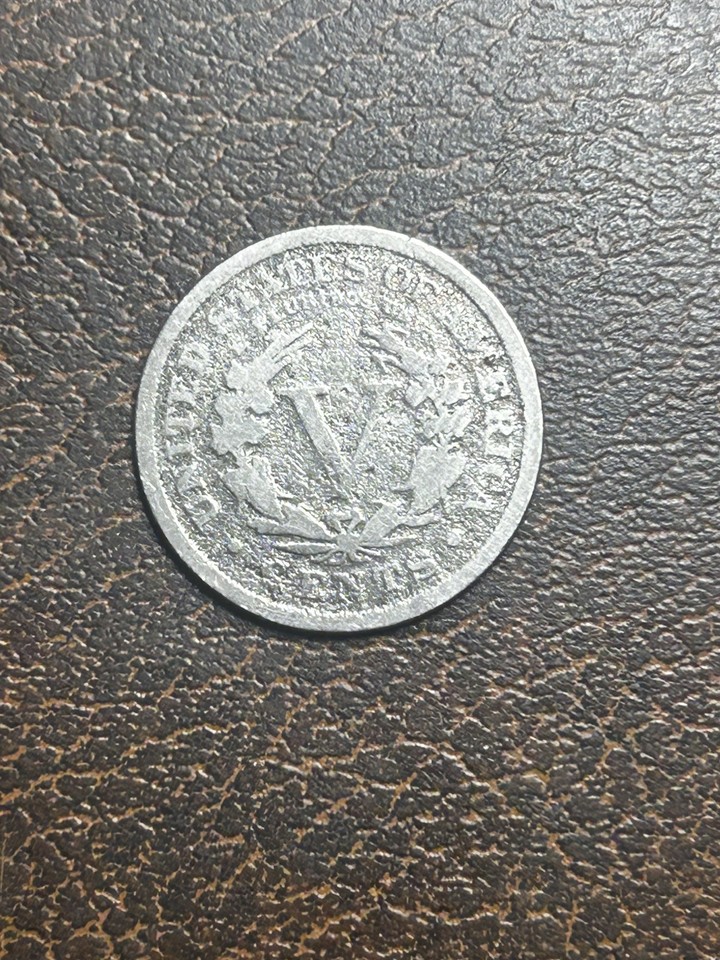 1890 Liberty Head V Nickel Good Condition Semi Key Date Exact Coin ...