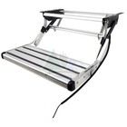 ADVENTURER MANUAL CARAVAN STEP + LED LIGHT SINGLE LIGHTWEIGHT FOLD UP ...